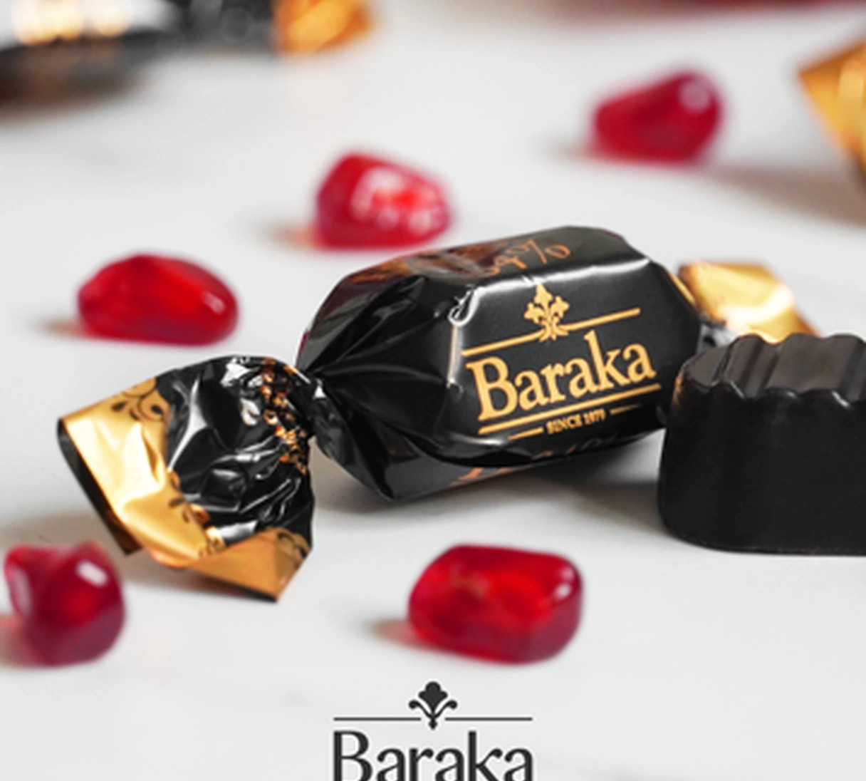 Shiraz serving chocolates